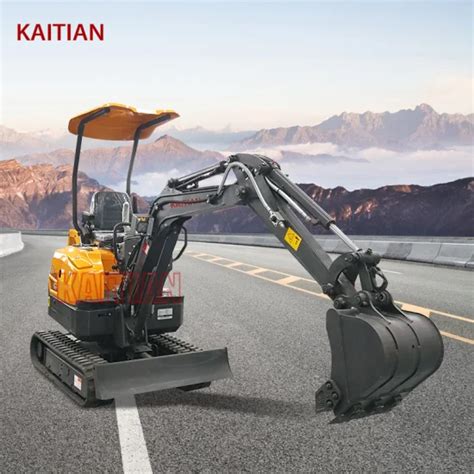 Factory Smallest Ton Hydraulic Rubber Crawler Tracked Backhoe