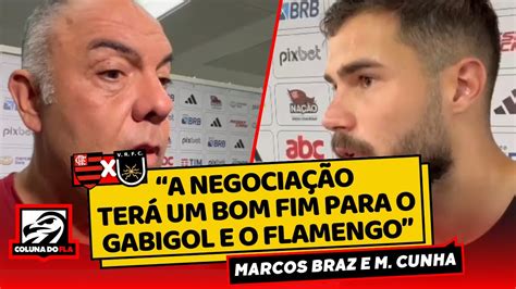 MARCOS BRAZ FALA DA RENOVAÇÃO DE GABIGOL LÉO ORTIZ E OUTROS REFORÇOS