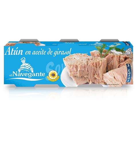 El Navegante Atun Navegante Aceite De Girasol 52g X 3 Unidades