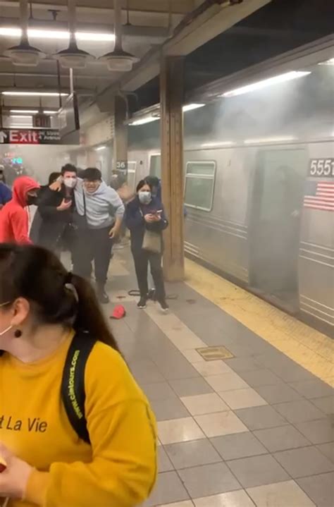 Brooklyn Subway Shooting Carnage Seen In Video