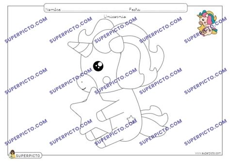 Ficha De Dibujos De Unicornios Para Colorear E Imprimir Recursos Y