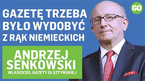 Ratowałem tytuł przed bankructwem Andrzej Senkowski właściciel