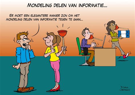 Mondeling Delen Van Informatie Tekengebied 1 Loko Cartoons