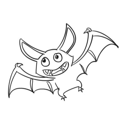 Coloriage Chauve Souris Imprimer Avec T Te Modeler