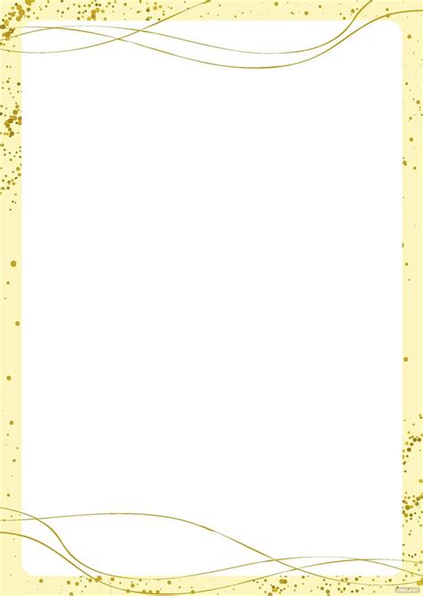 Elegant Gold Page Borders