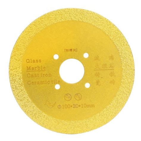 EJ life Lame turbo diamantée 1 pc 100 10mm Lame De Scie Brasée Au