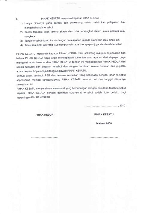 Detail Contoh Surat Pernyataan Pelepasan Hak Atas Tanah Koleksi Nomer 37