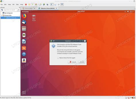 install vmware tools on ubuntu 20 04 focal fossa linu