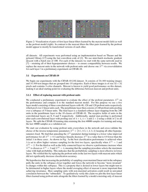 Improving Deep Neural Networks With Probabilistic Maxout Units DeepAI