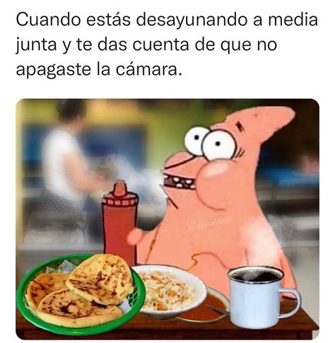 Cuando estás desayunando a media junta y te das cuenta de que no