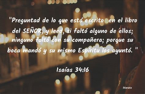 La Biblia Isaías 34 16