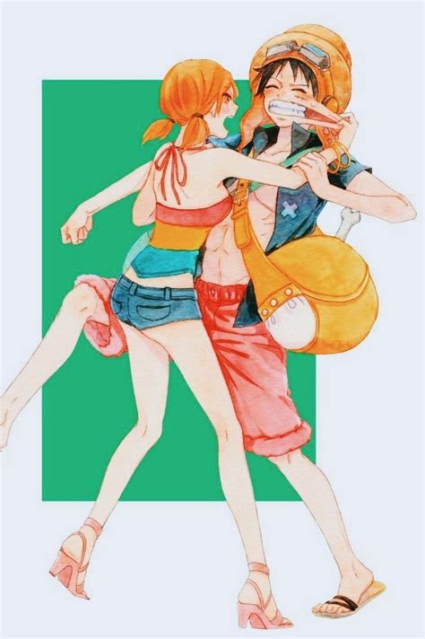 H N M U Nh Luffy V Nami Cute V I Nh Ng H Nh Nh Ng Y U V H I H C
