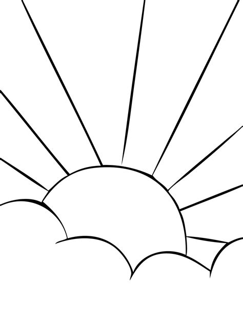 Total 54 Imagem Desenhos De Sol Para Colorir Br Thptnganamst Edu Vn