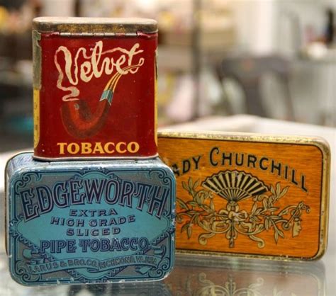 Found In Ithaca Antique Tobacco Tins