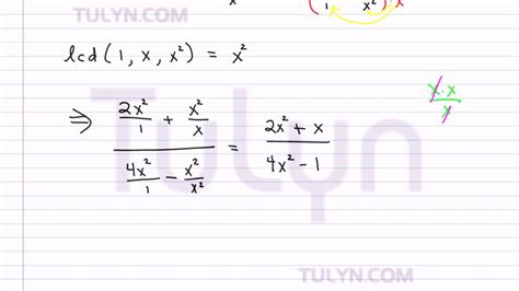 simplifying complex fractions with variables 2 youtube