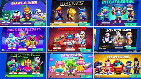 Rarest Skin Sets In Brawl Youtube