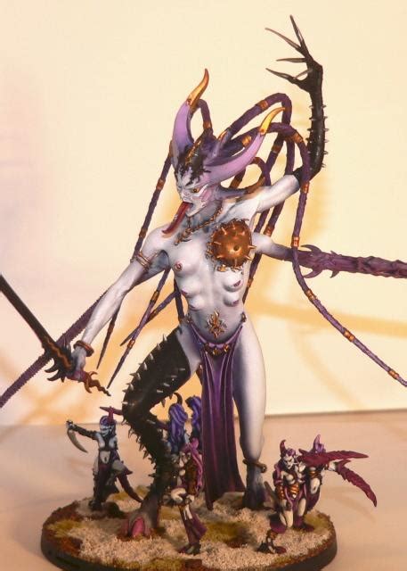 Airbrush Chaos Daemons Forge World Keeper Of Secrets Slaanesh
