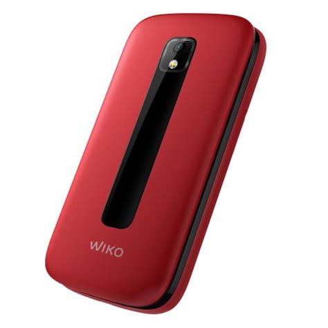 Téléphone portable à clapet Wiko F300 Double SIM Rouge Smartphone