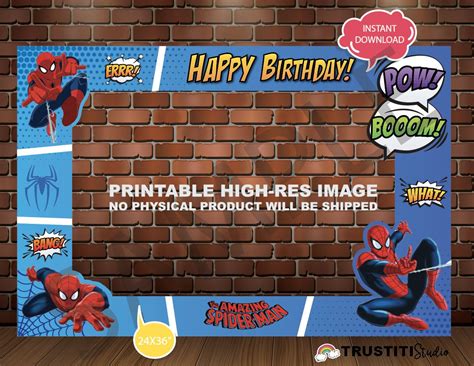PHOTO BOOTH Frame Marvel Dc SUPERHEROES Batman Superman Avengers