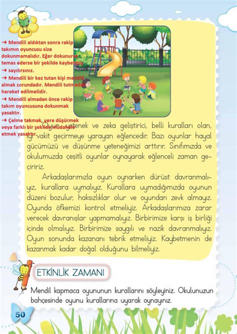2 Sınıf Hayat Bilgisi Meb Yayınları Sayfa 50 Cevapları
