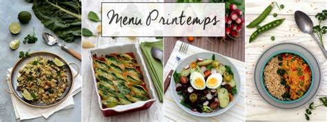Id Es Menus V G Tariens Par Saison Amandine Cooking Id E Menu