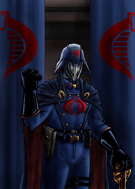 Darker Fan Art Cobra Commander Cobra Art Classic Cartoons
