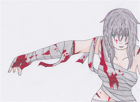 Anime Girl Wrapped In Bandages