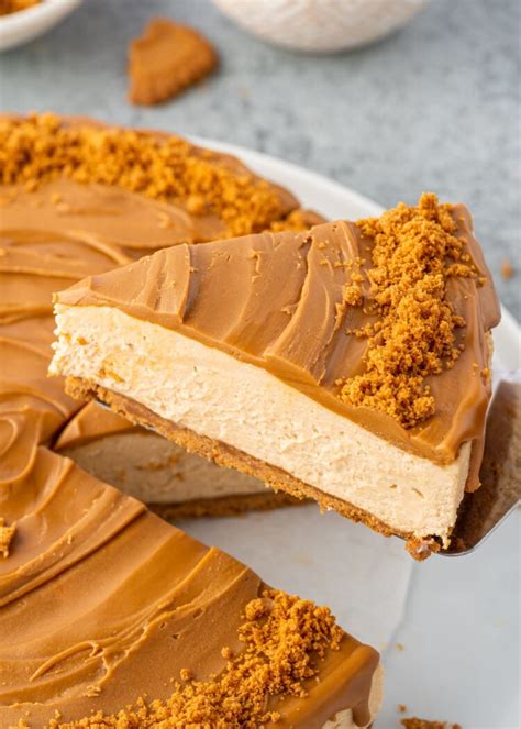 No Bake Lotus Biscoff Cheesecake Gimme Delicious