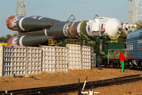 Soyuz Rocket Rolls Out For Launch Of Russian Film Crew Spaceflight Now