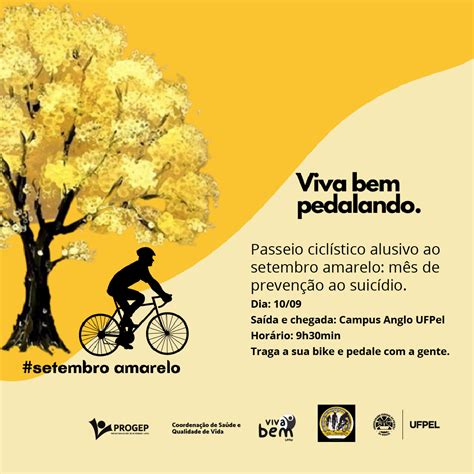 Coordena O De Comunica O Social Pedalada Marca O Setembro Amarelo