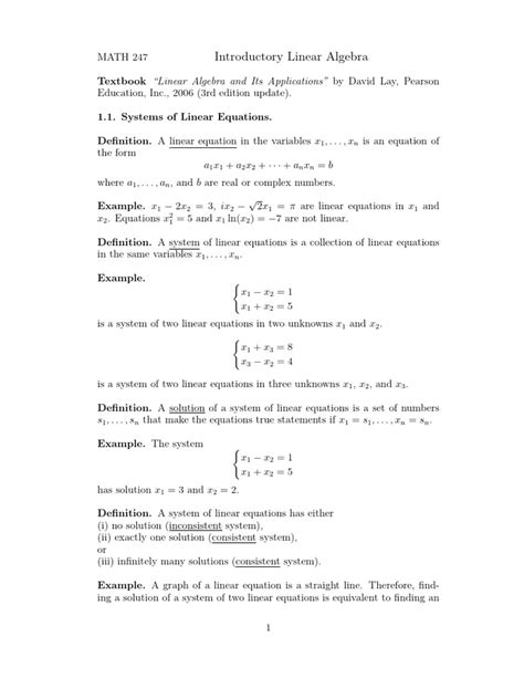 linear algebra pdf matrix mathematics determinant