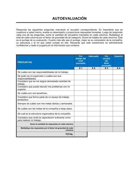 Autoevaluación Modelos y Ejemplo Biztree Autoevaluacion