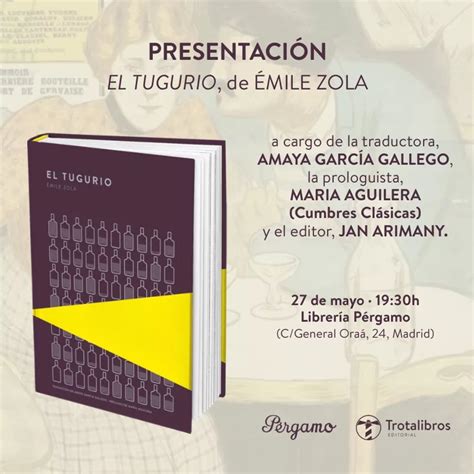 Presentación de El Tugurio en librería Pérgamo Trotalibros Editorial