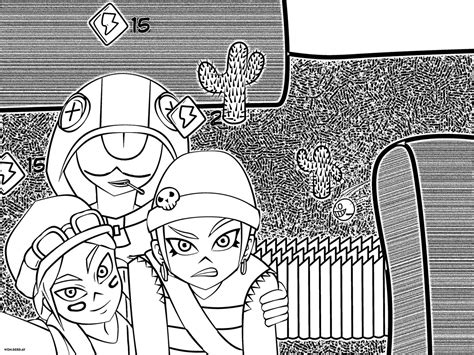 Coloriage Leon Brawl Stars Dessin Imprimer Wonder Day Coloriages