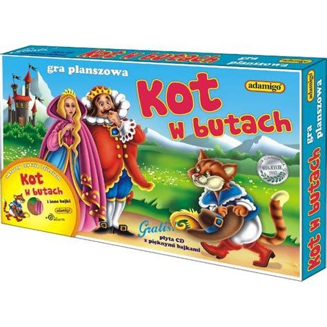 Adamigo Gra Planszowa Kot W Butach CD Adamigo Sklep EMPIK