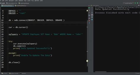 python mysql database for beginners codeloop
