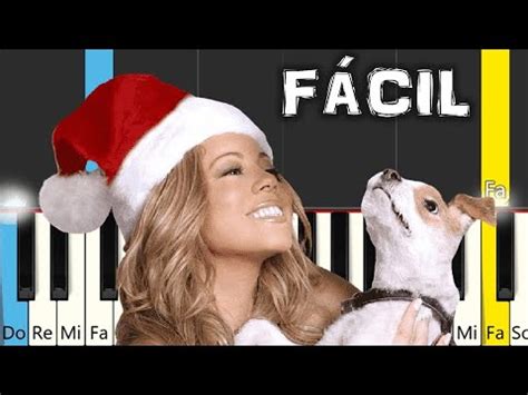 All I Want For Christmas Is You Mariah Carey TUTORIAL PARAPIANO