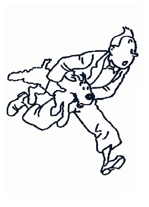 Coloriages Professeur Tournesol Tintin Coloriages Gratuits Imprimer