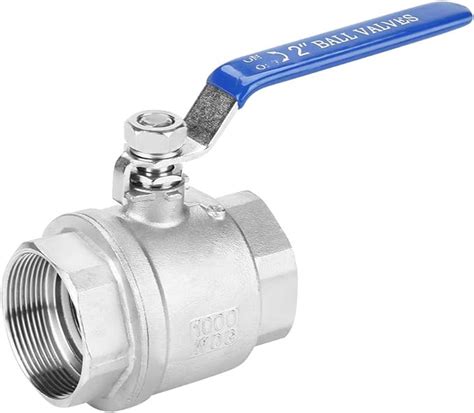 Válvula de bola con rosca hembra 2 pulgadas DN50 1000 WOG 304 Válvula