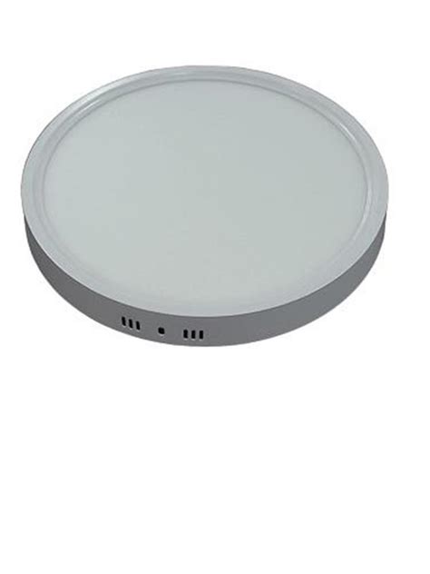 NisaLuce 24W Sıva Üstü Yuvarlak Led Panel Beyaz Kasa 6500K