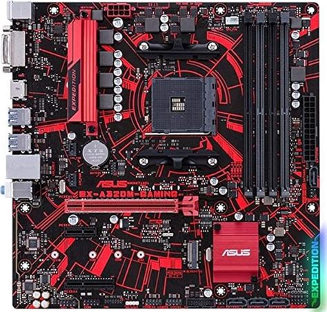 Amazon Asus Expedition Gaming AMD A320 Micro ATX DDR4 SDRAM