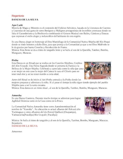 DOCX Danzas De La Selva DOKUMEN TIPS