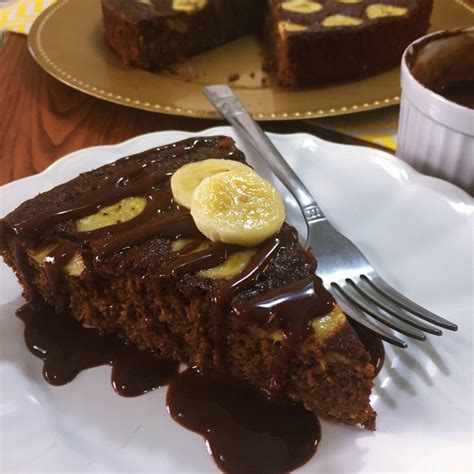 Bolo De Chocolate Banana Fit FitnessRetro