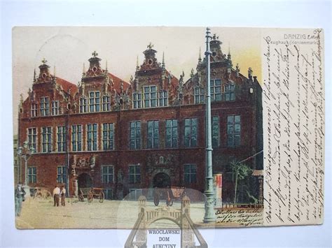 Gdańsk Danzig Zeughaus Ideal Postkarte nr 18 1903 Aukcja