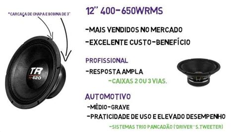 Qual Alto Falante é melhor usar 8 10 12 15 ou 18 polegadas