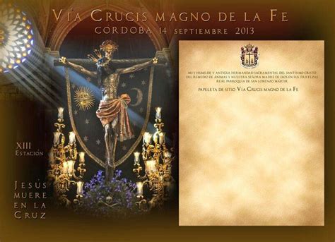 Vía Crucis Magno del Año de la Fe en Córdoba La hermandad de Ánimas