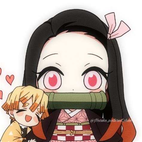 Zenitsu And Nezuko Matching Profiles 2 2 In 2024 Anime Art Icon