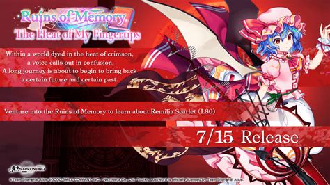 Touhou Lostword On Twitter Hi Friends Ruins Of Memory The Heat Of