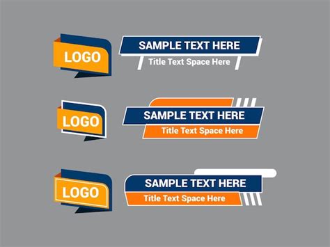 Premium Vector Vector Lower Third For Television News Bar Design