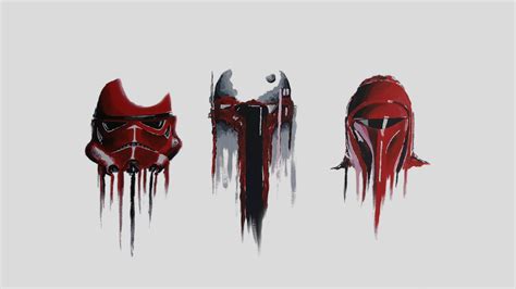 Stormtrooper Boba Fett Minimalism Star Wars Render Artwork